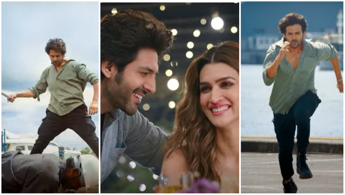 kriti sanon kartik aaryan film shehzada trailer out | Shehzada Trailer: देसी स्टाइल में एक्शन ...