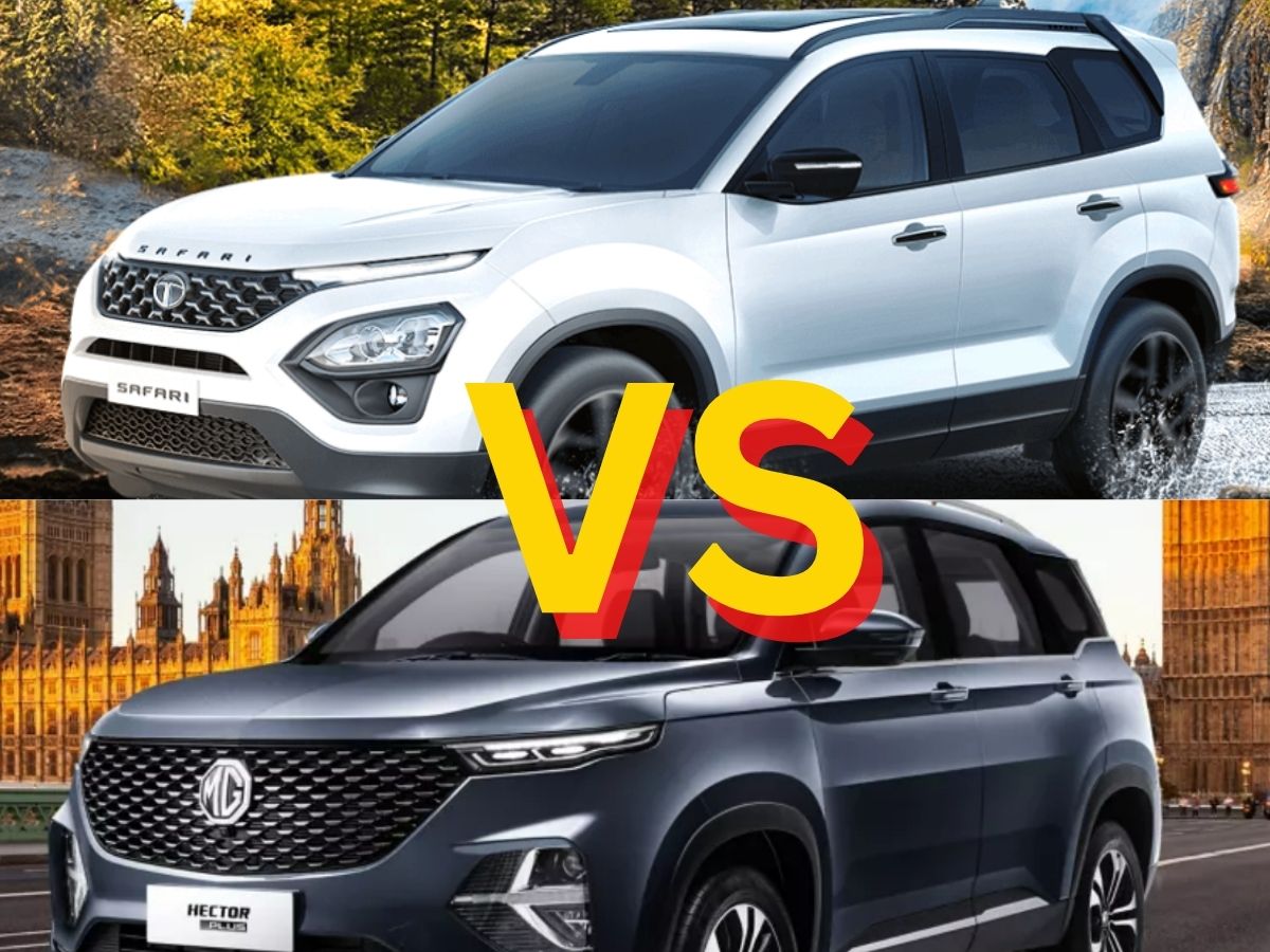 Tata Safari VS MG Hector Plus: जानिए कीमत, फीचर्स, लुक्स और स्पेस में ...