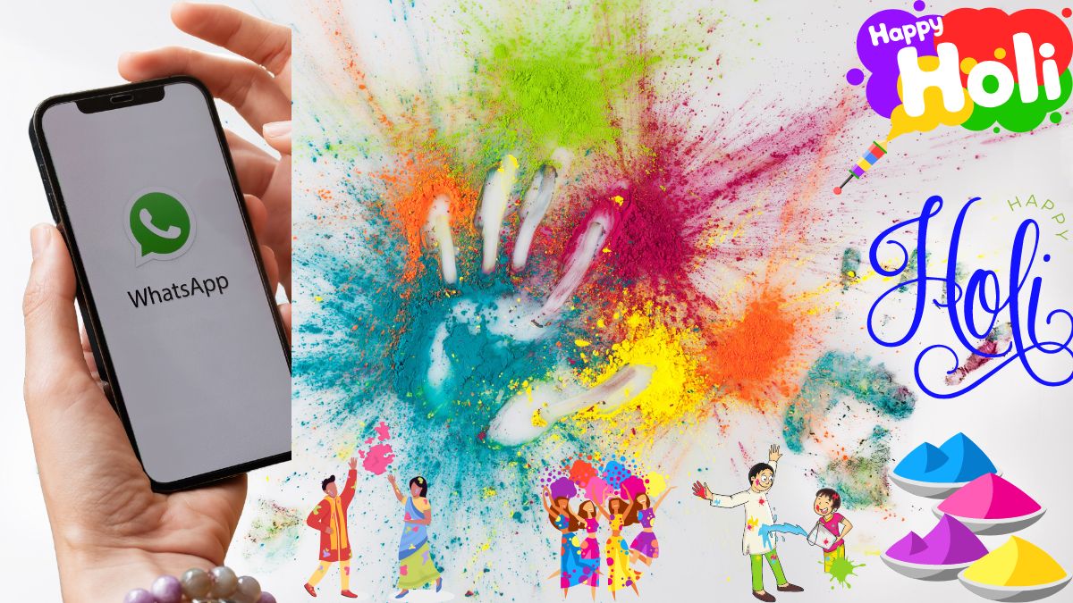 Holi Wishes Whatsapp Stickers and GIF । व्हाट्सएप स्टिकर्स के जरिये ...