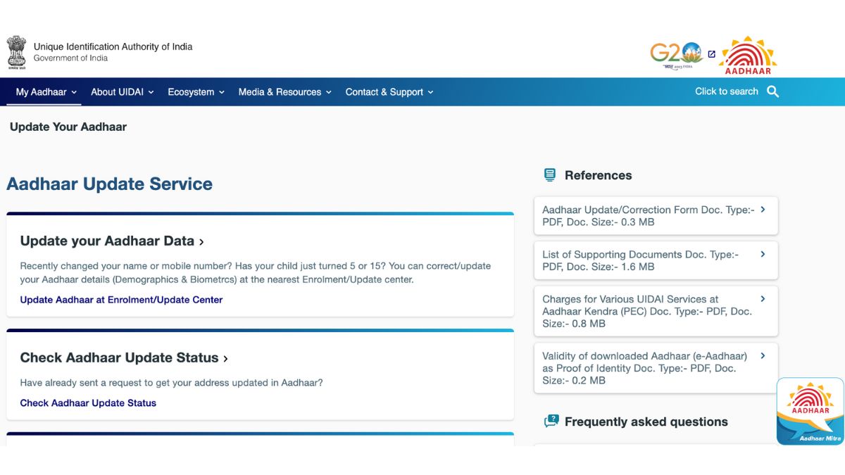 New Aadhar Card Online apply online from home Know all steps here | अगर ...