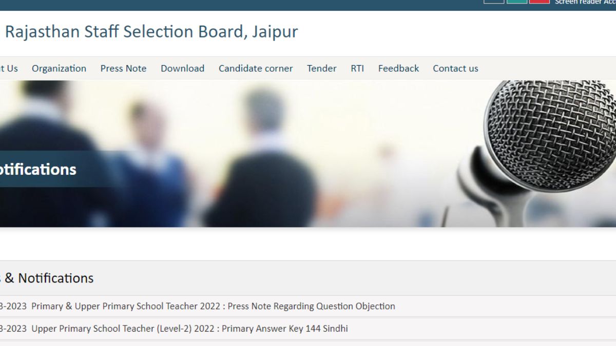 RSSMB REET 2023 Level 1 and level 2 answer keys Released, here is ...