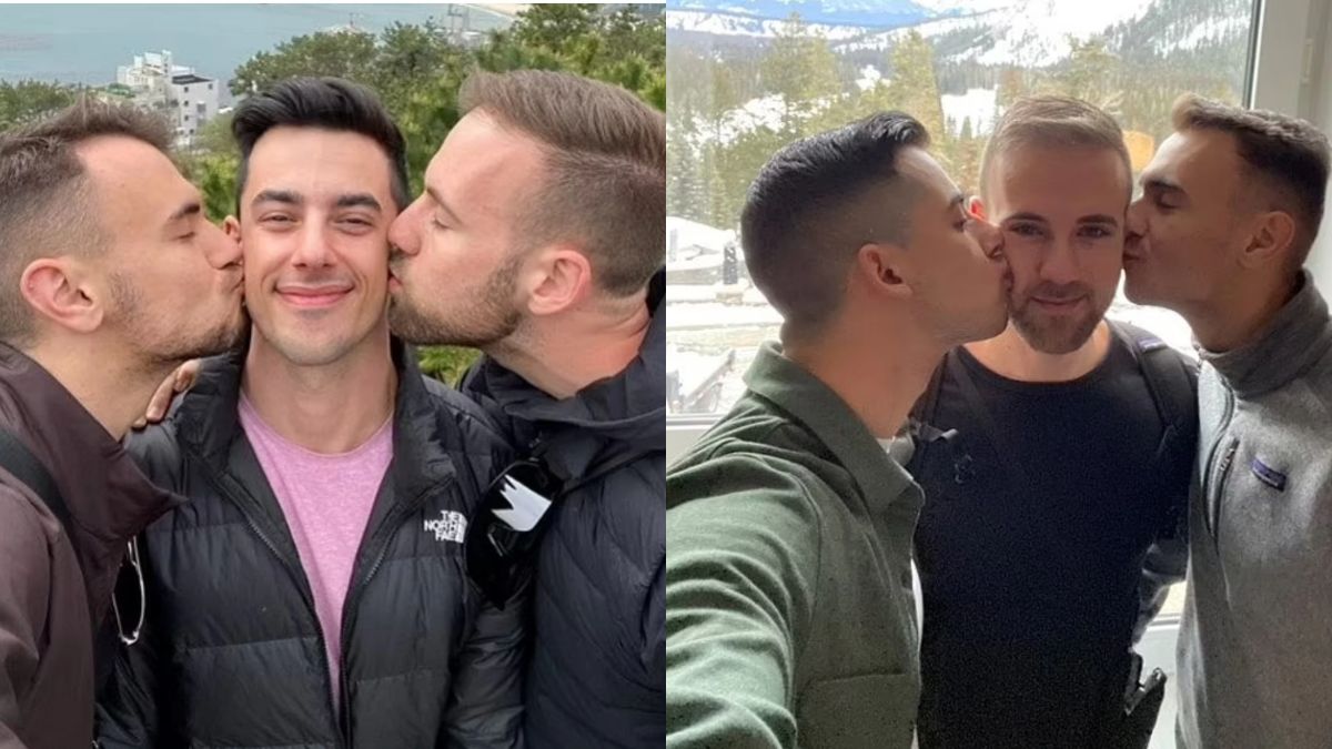 Gay Couple, Three boys gay couple in throuple relationship want to get ...