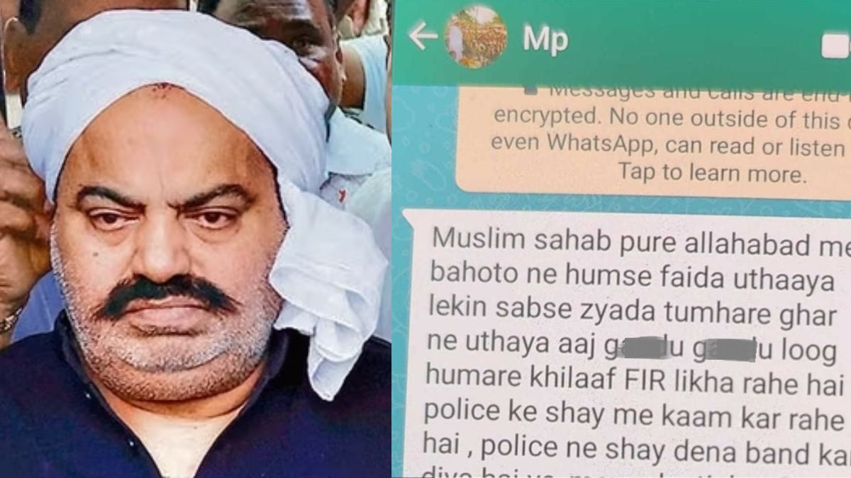 Atiq Ahmed s WhatsApp chat goes viral used to run extortion racket from ...
