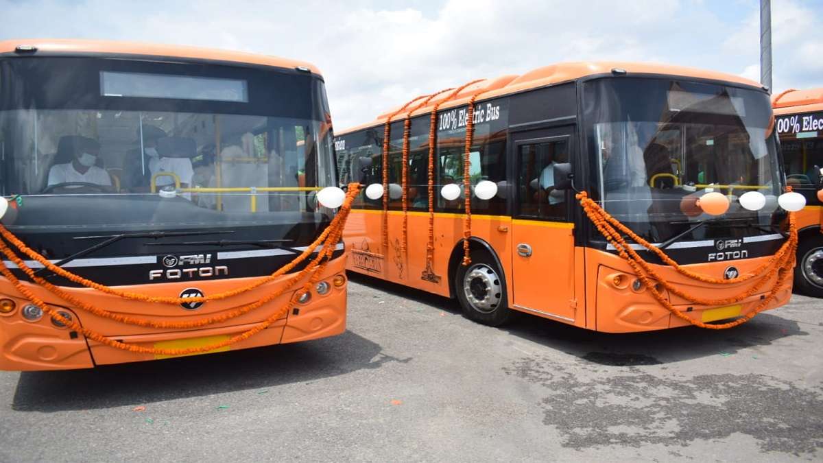 Good news for UP people 100 electric buses for lucknow women employees ...