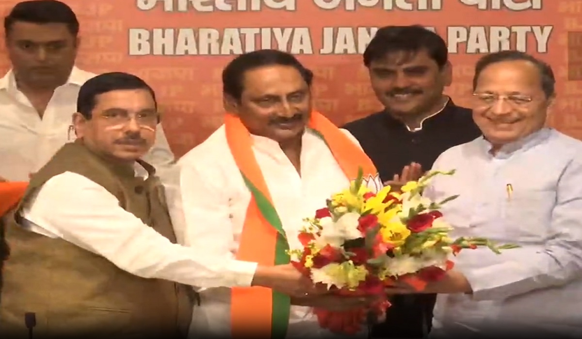 Former Chief Minister of Andhra Pradesh Kiran Reddy joined BJP ...