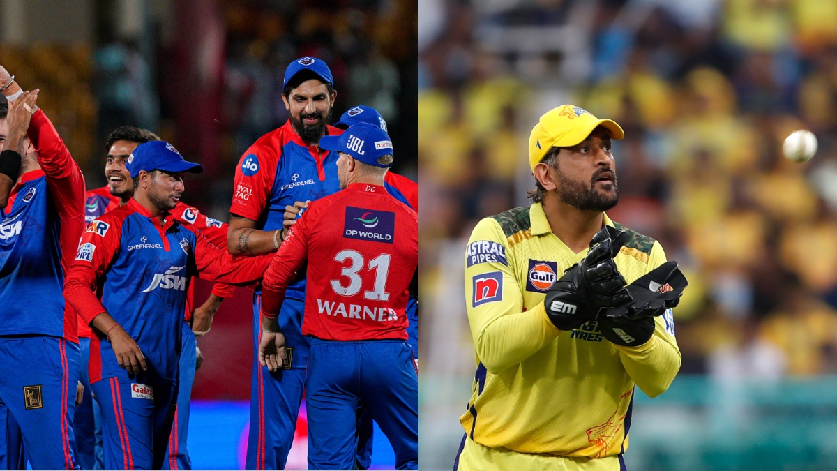 IPL 2023 DC vs CSK Delhi Capitals have 100% win in rainbow jersey CSK ...