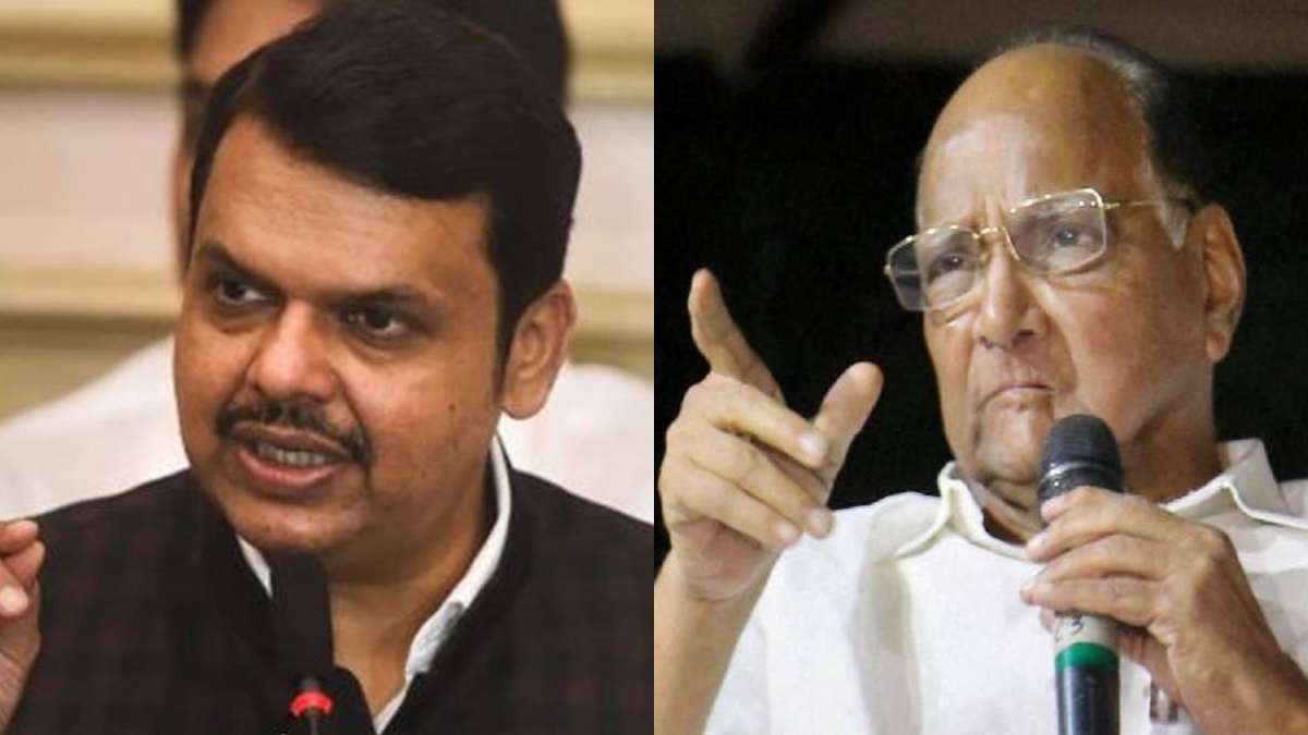 BJP first reaction on Sharad Pawar resignation Devendra Fadnavis said will keep an eye on ...