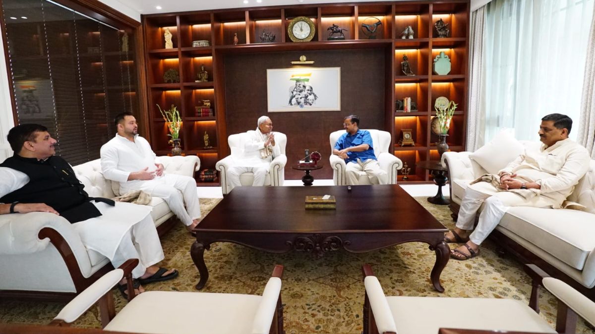 nitish kumar and tejashwi yadav slams centre on NCCSA ordinance after ...