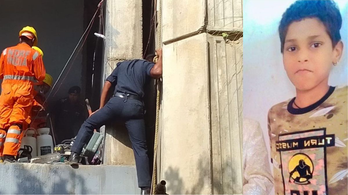 Bihar Teenager trapped between pillar and wall of Son bridge ...