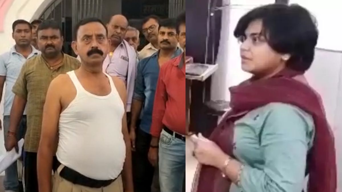 Chapra ddc officer beats home guard । डीडीसी मैडम ने लोहे की रॉड से ...