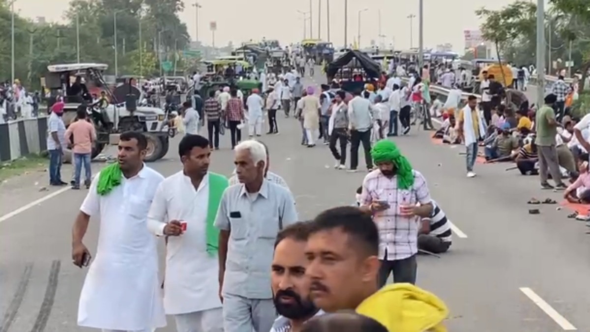 Haryana Kurukshetra Farmers protest MSP National Highway Jammed ...