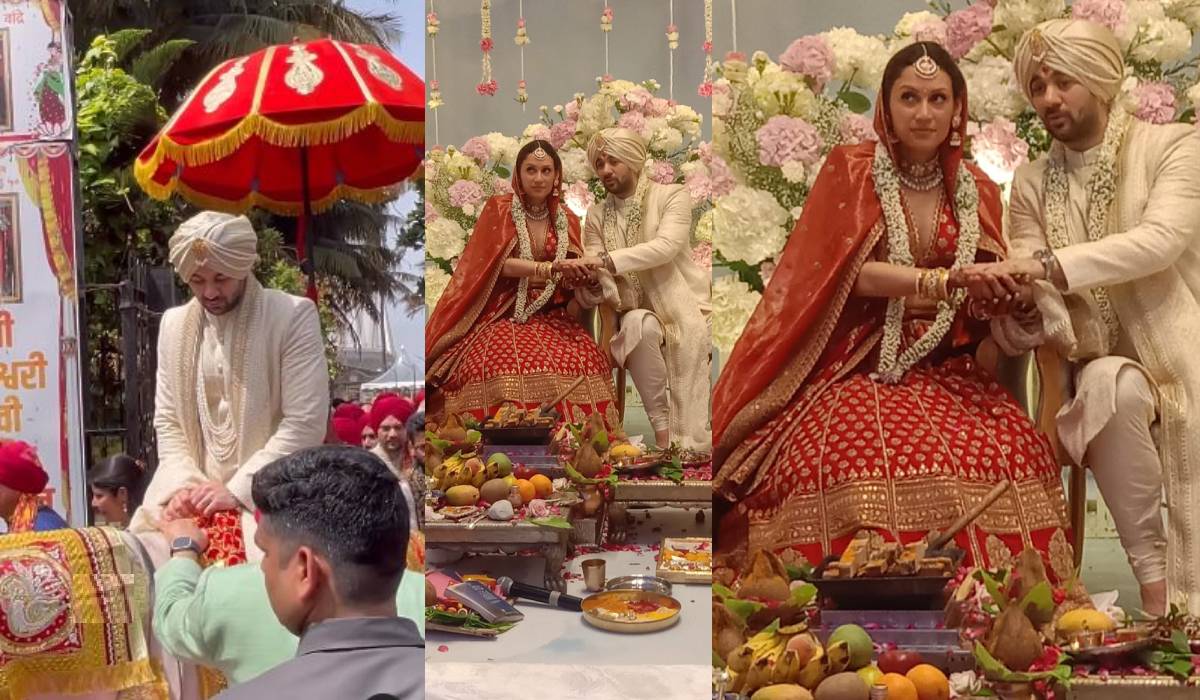Sunny Deol son dharmendra grandson karan deol marries drisha acharya ...