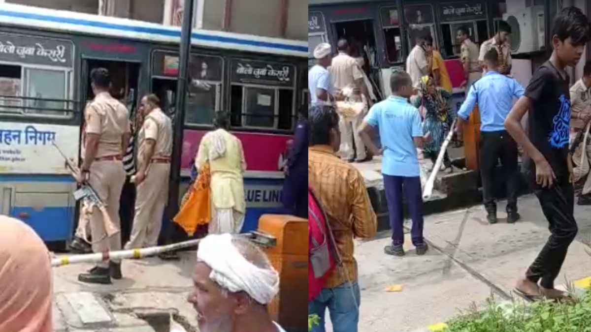 bharatpur accused being taken in roadways bus shot dead at Amoli Toll ...