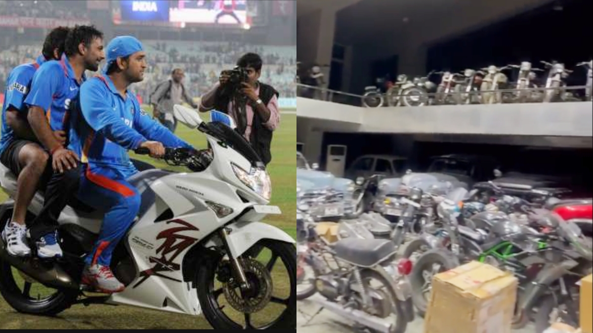 ms Dhoni bike and vintage car collection gets venkatesh prasad on ...