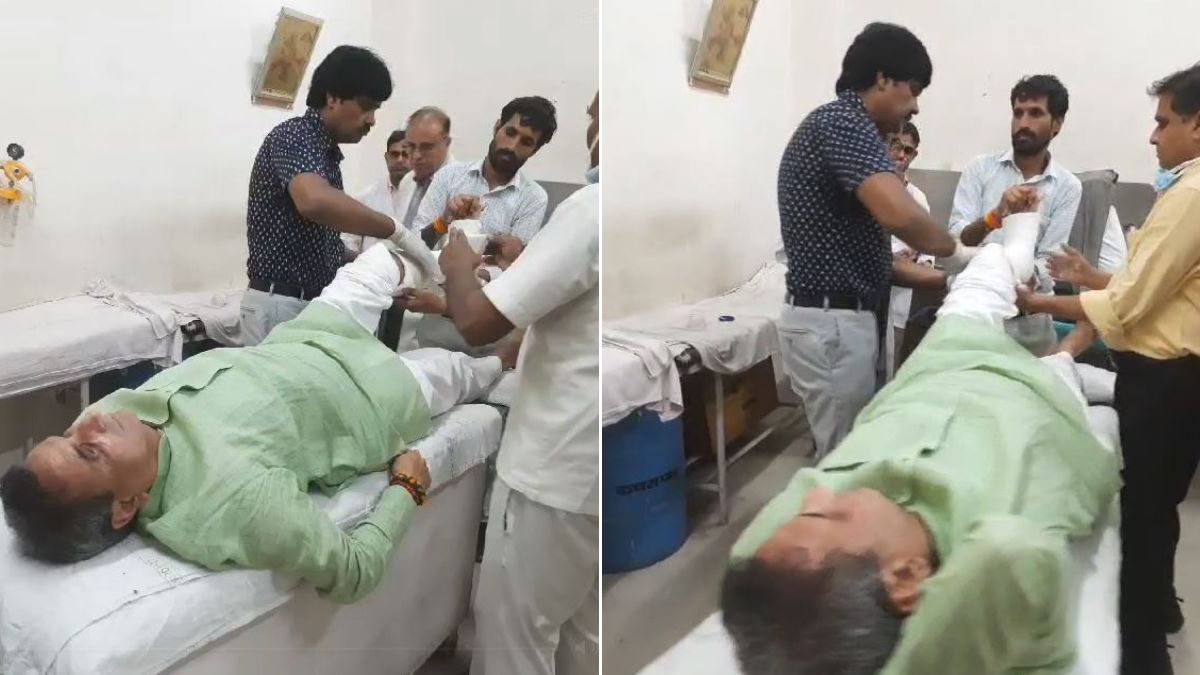 Rajasthan Politics Lal Diary Fracture in Dharmendra Rathore's leg ...