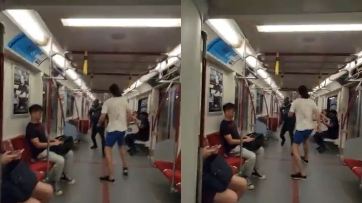 Fight between two men in Toronto Metro Like Delhi Metro video goes ...