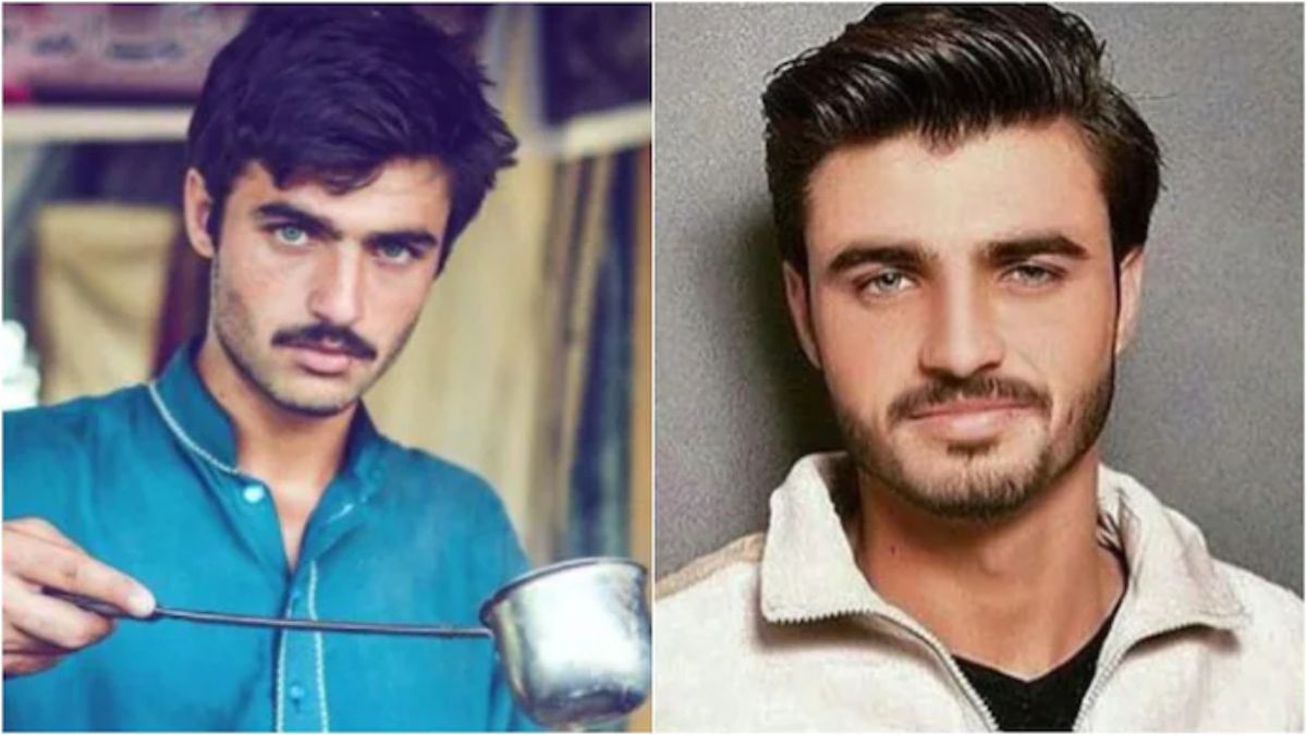 blue eyed chaiwala arshad khan the Pakistani man viral photos opens ...
