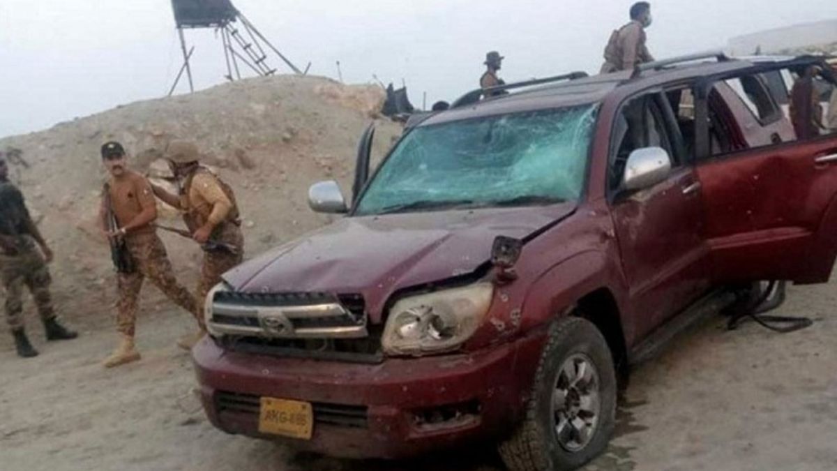 A Chinese convoy of engineers was attacked near Gwadar police station ...