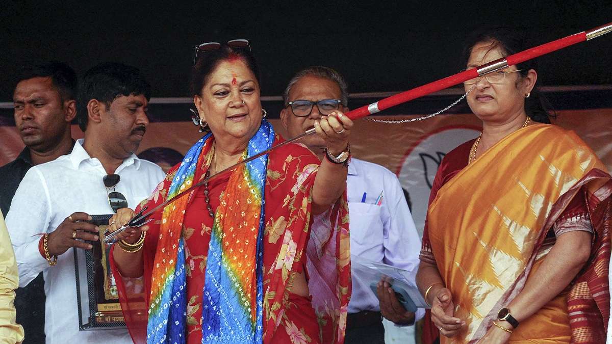 vasundhara raje excited by the big responsibility of parivartan yatra ...