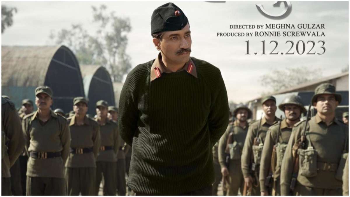 Vicky Kaushal का दिखा गंभीर लुक, Sam Bahadur के नए पोस्टर के साथ किया ...