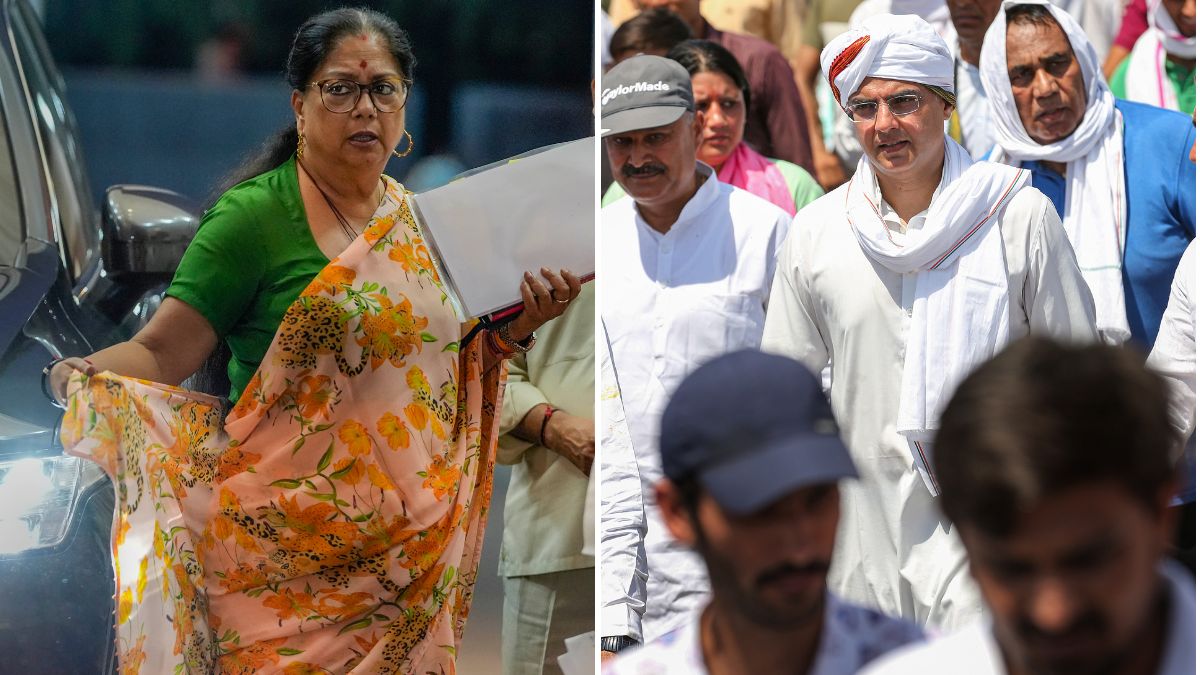 Rajasthan assembly elections 2023 vasundhara raje and sachin pilot role in suspense । राजस्थान ...