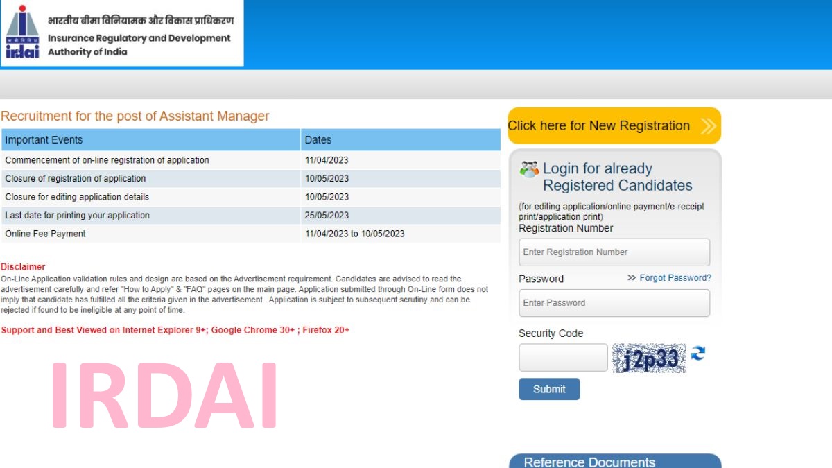 IRDAI की वेबसाइट हुई डाउन, यूजर्स को एक्सेस करने में हो रही परेशानी ...
