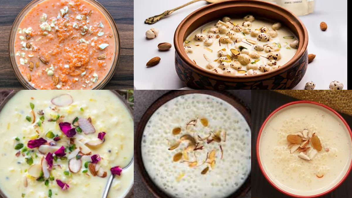 महाशिवरात्रि व्रत में बनाकर खाएं ये 5 तरह की खीर, पौष्टिकता के मामले ...