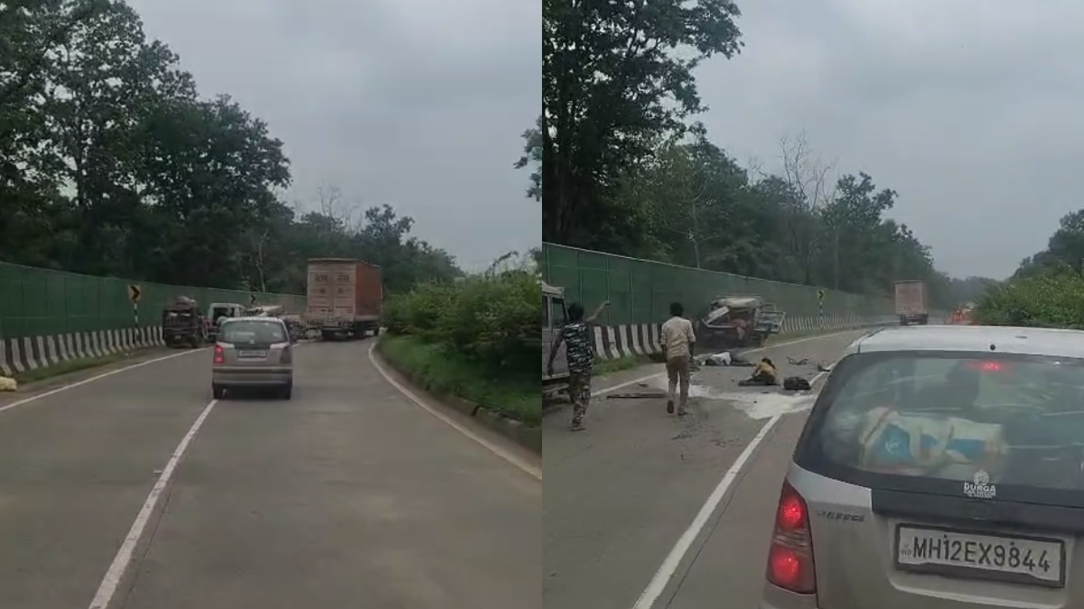 सिवनी: कैमरे में कैद हुआ दर्दनाक हादसा, शराबी ड्राइवर ने 10 लोगों को ...