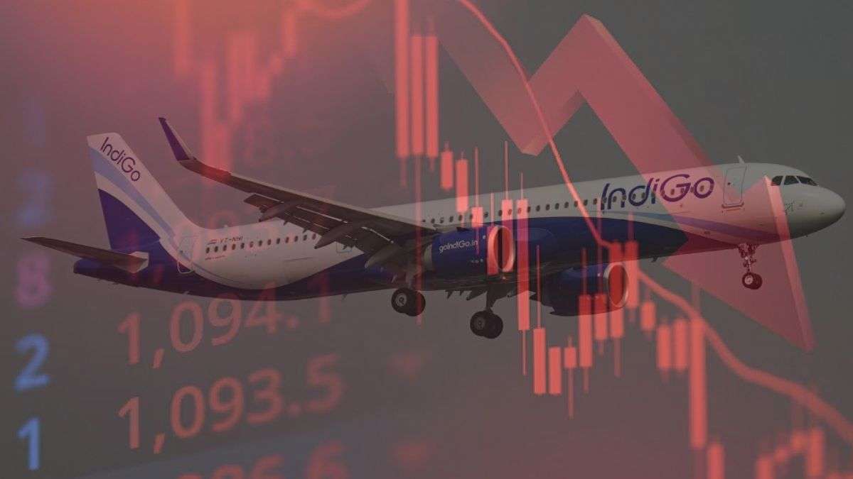 IndiGo के शेयर क्रैश, 10% तक गिरे भाव, जानें किस लेवल पर बंद हुआ ...