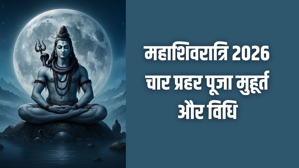 Maha Shivratri 2026 Char Prahar Puja Muhurat: रात 12:35 बजे शुरू होगा ...