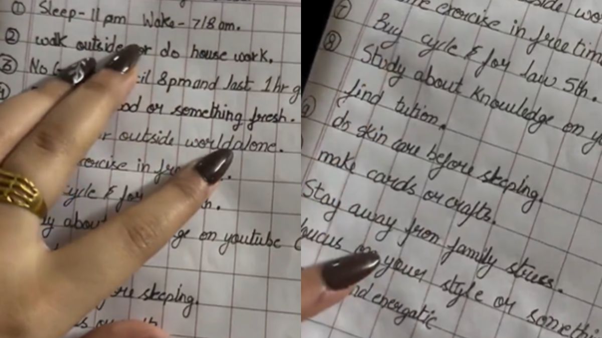 जीवन में सफल होने के लिए लड़के ने बनाए कुछ नियम, एक के कारण Video वायरल ...