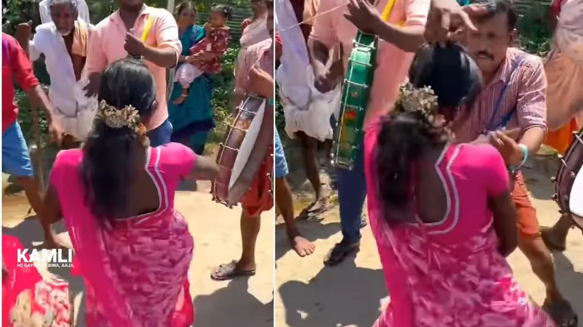 Today Trending Video, Dance Video Viral: आंटी का हाहाकारी Dance Viral, देखें Video - India TV Hindi