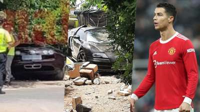 Ronaldo Car Crash
