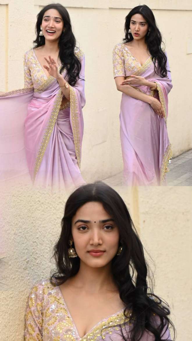 '12th फेल' की एक्ट्रेस मेधा शंकर ने पिंक साड़ी में जीता दिल, देखिए खूबसूरत तस्वीरें - India TV Hindi
