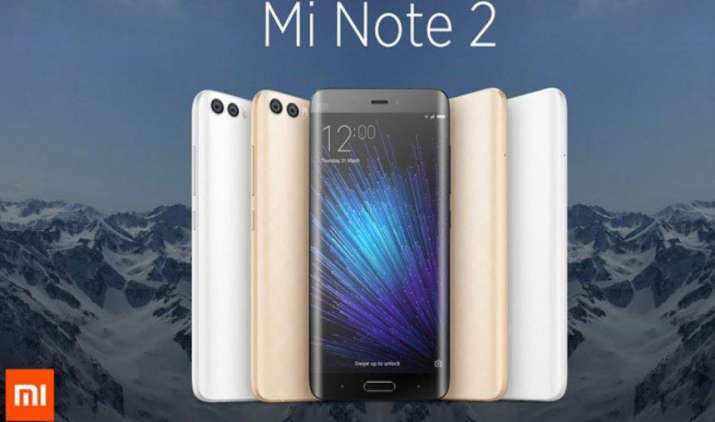 6GB RAM और 22.56MP कैमरे से लैस Xiaomi Mi Note 2 हुआ लॉन्‍च - India TV Hindi