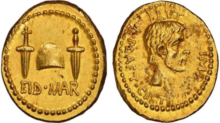 Julius Caesar assassination gold coin auctioned for record 3.5 million ...