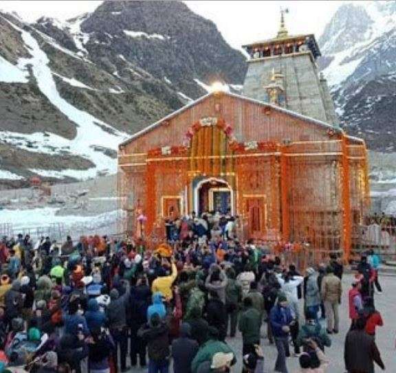 chardham yatra kedarnath temple doors portals open for pilgrims see ...
