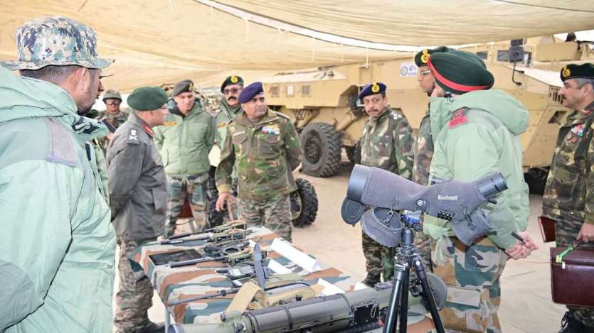 PARVAT PRAHAR Exerciseलद्दाख में 14000 फीट की ऊंचाई पर 50 हजार जवान ...